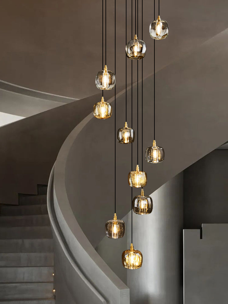 Melting Cube Pendant Light fixture – Kimi Lighting