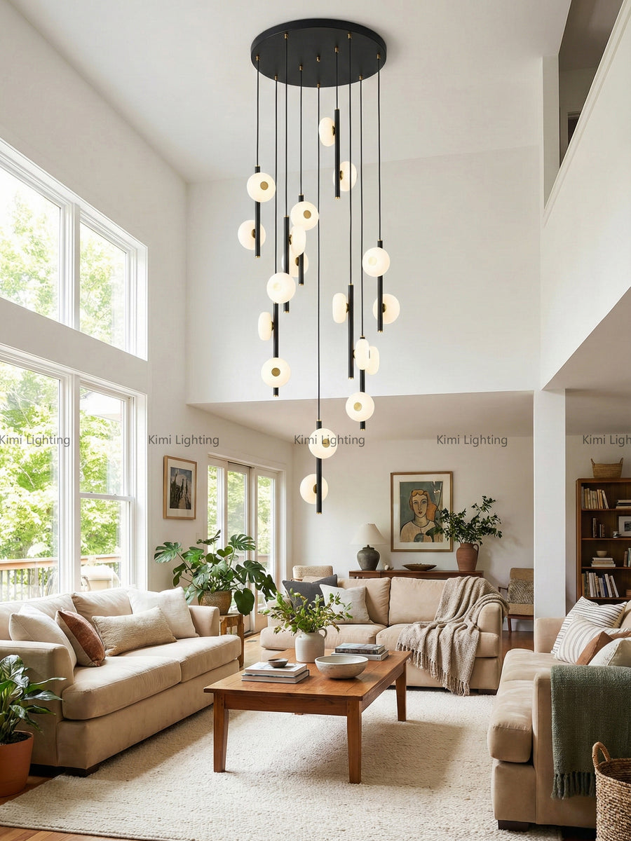 Oval UFO Staircase Pendant Lighting – Kimi Lighting