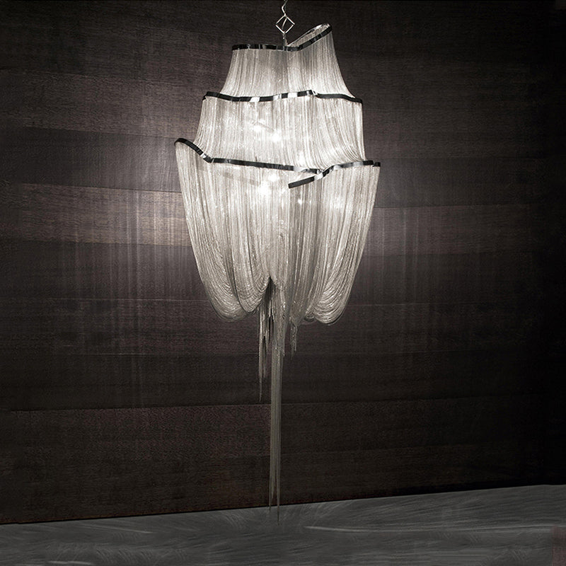 Modern Lighting Aluminum Chain Chandelier – Kimi Lighting